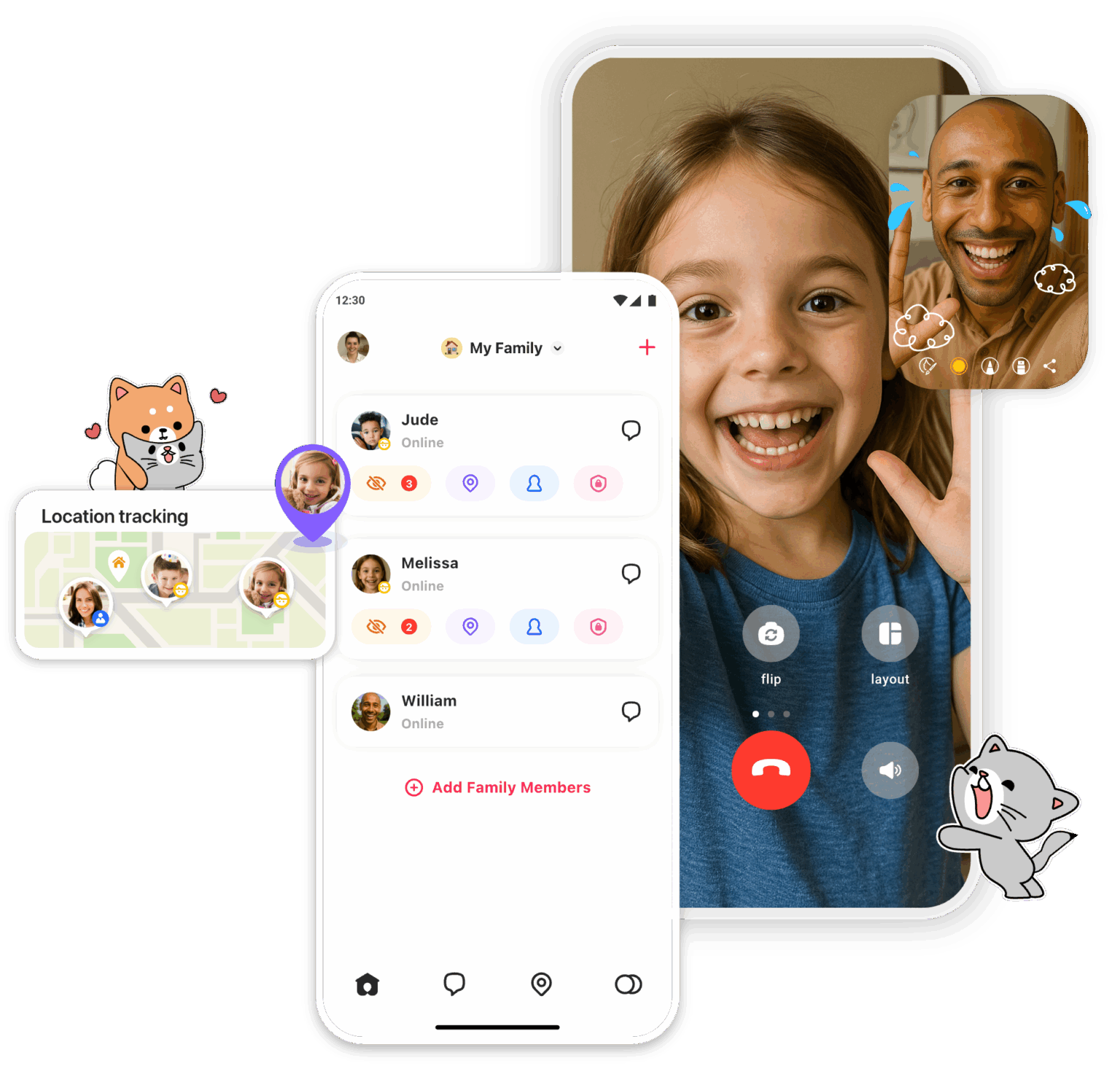 JusTalk Family - Free HD Video Calls & Voice Chats for Families