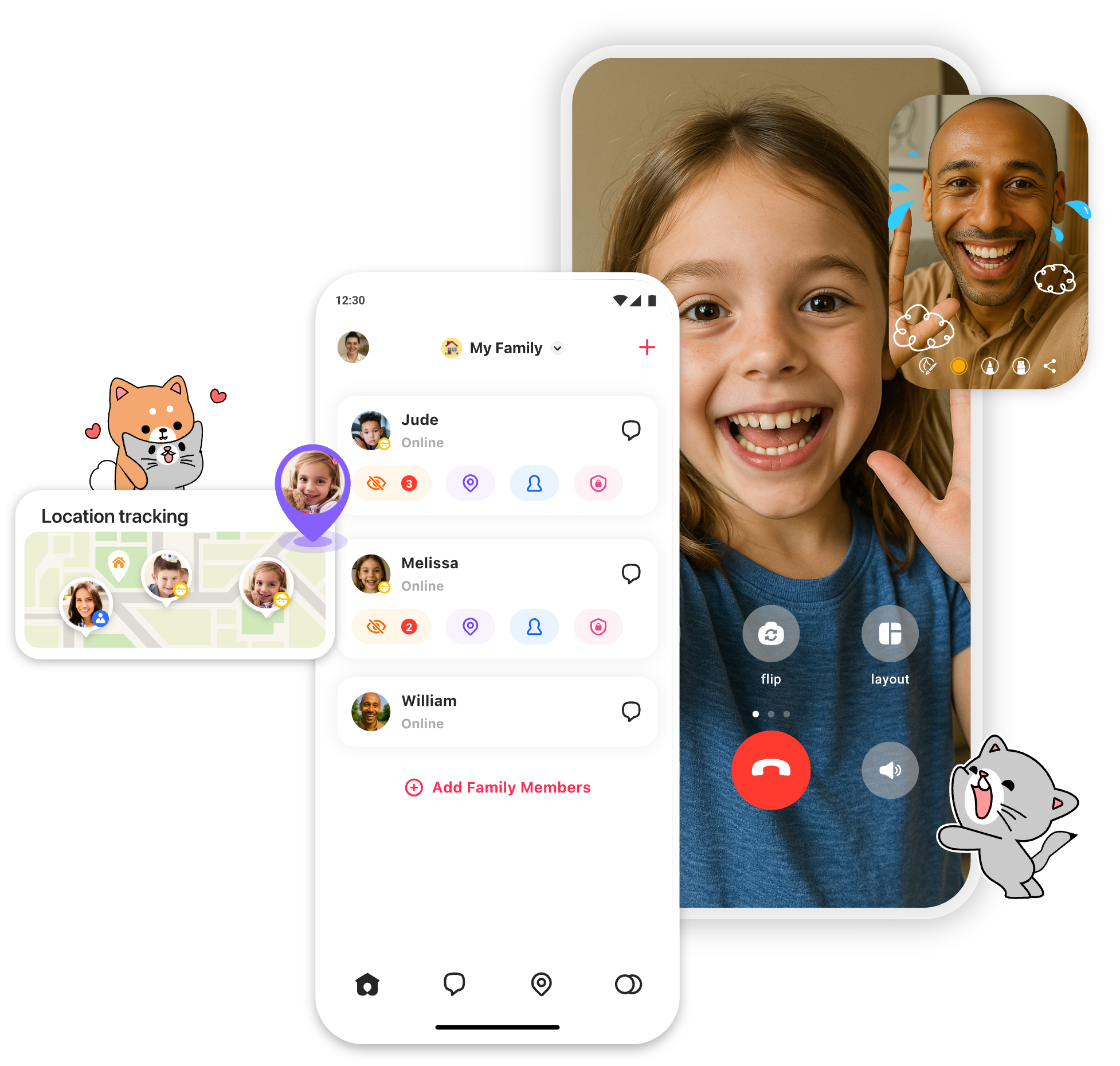 JusTalk Family - Free HD Video Calls & Voice Chats for Families